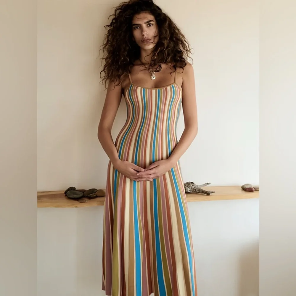 Banana Republic | Dresses | New Banana Republic Pink Vertical Stripe ...